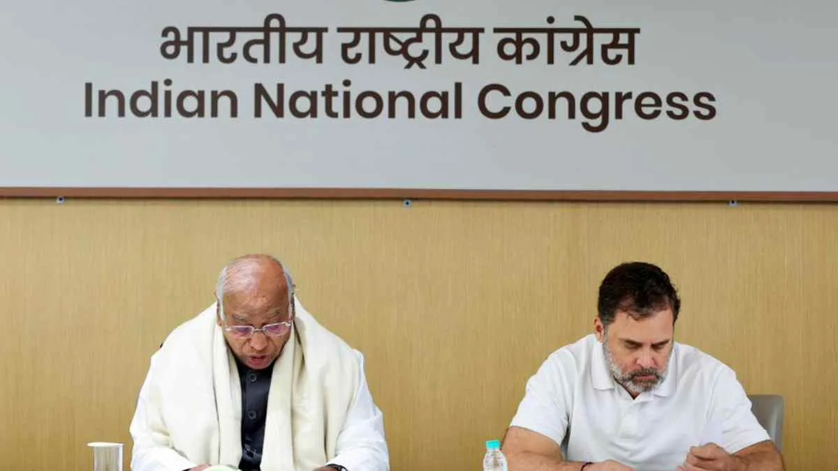 Rahul Gandhi, Kharge review Bihar poll debacle with state leaders