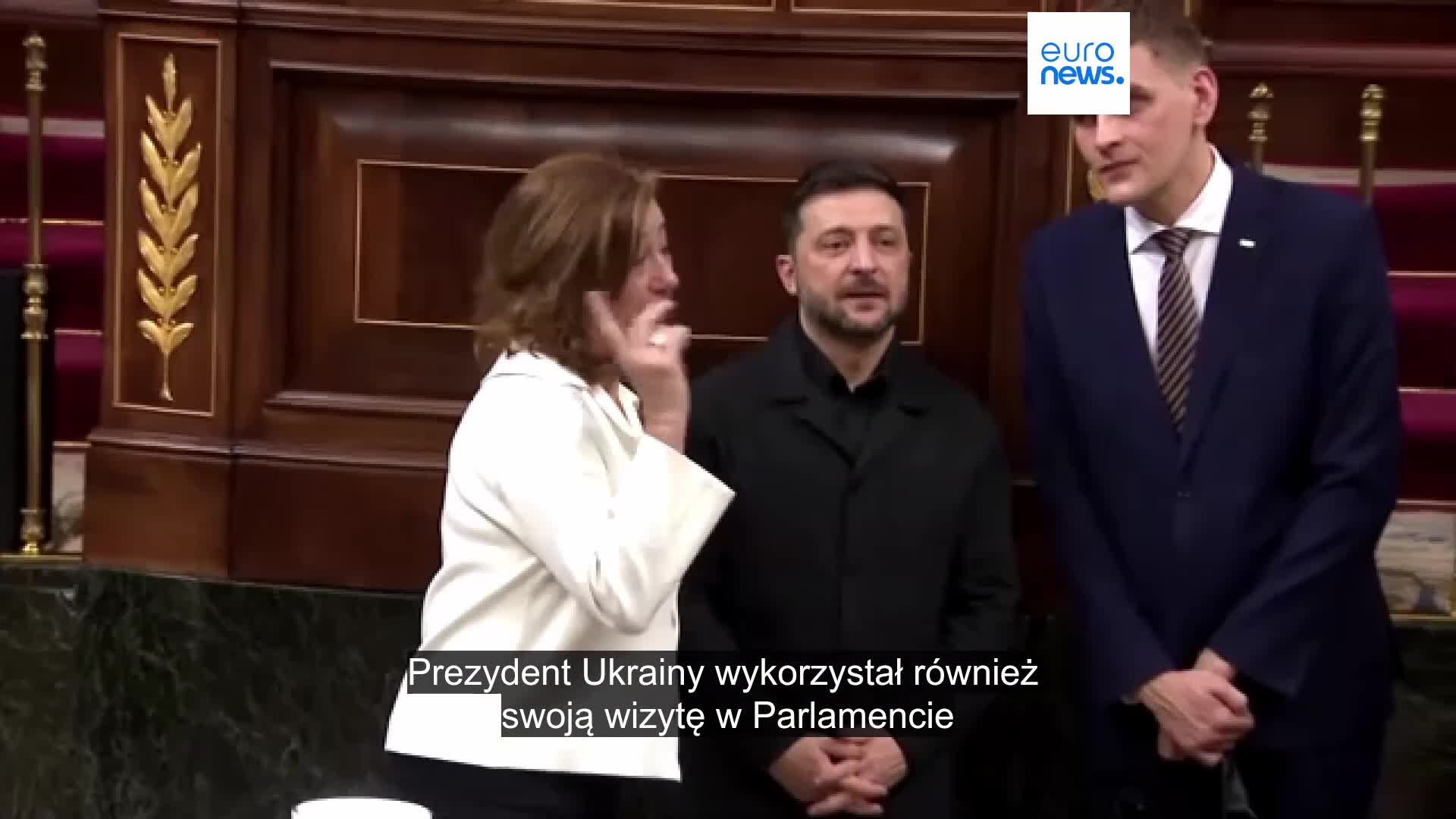 Wojna w Ukrainie: prezydent Zełenski z wizytą w Madrycie