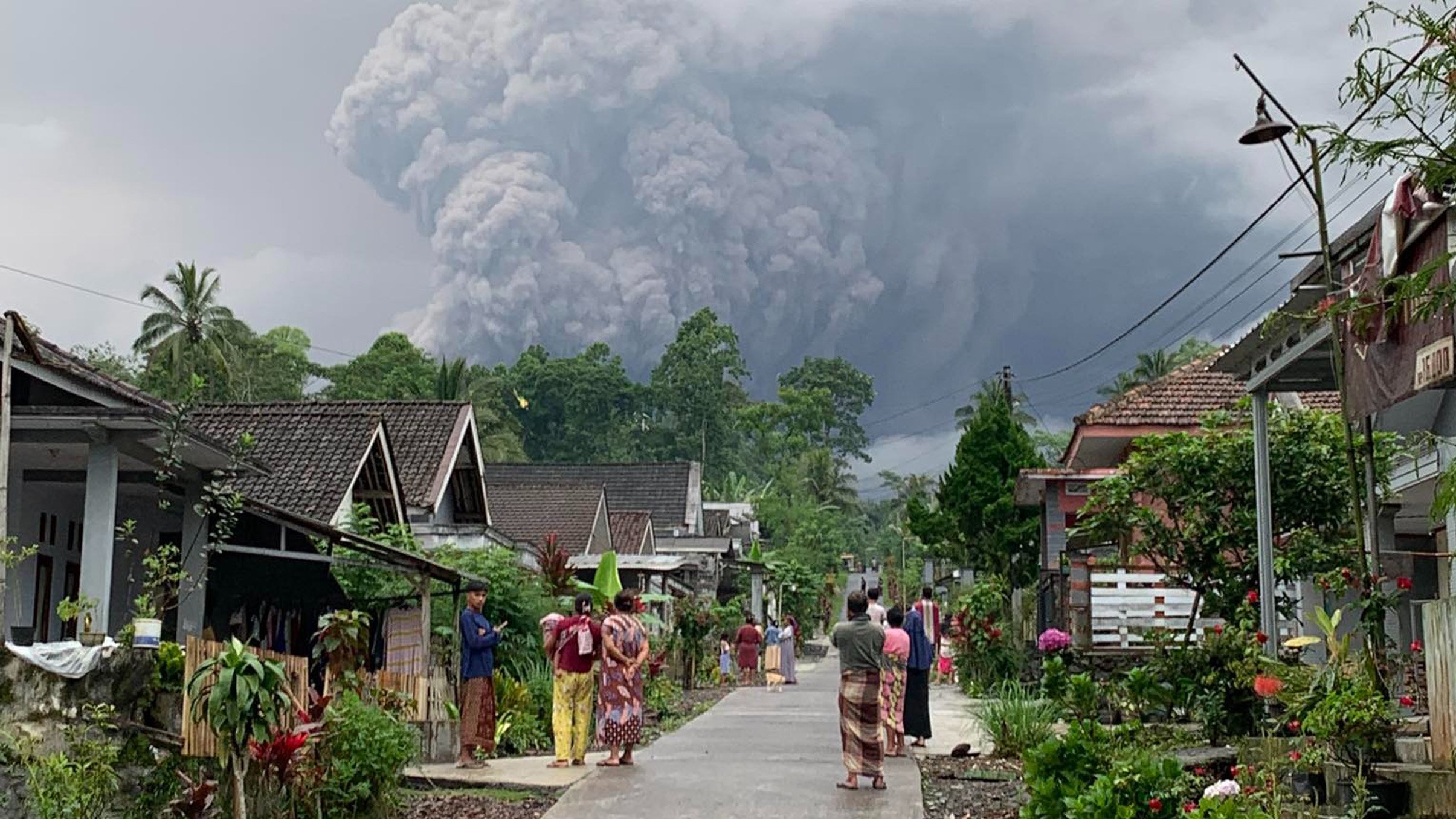 Indonesian volcano erupts and spouts 54,000ft cloud