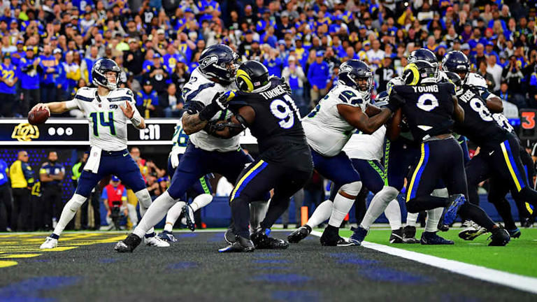 Jared Verse Has A Career Day in Rams' Win Over Seahawks