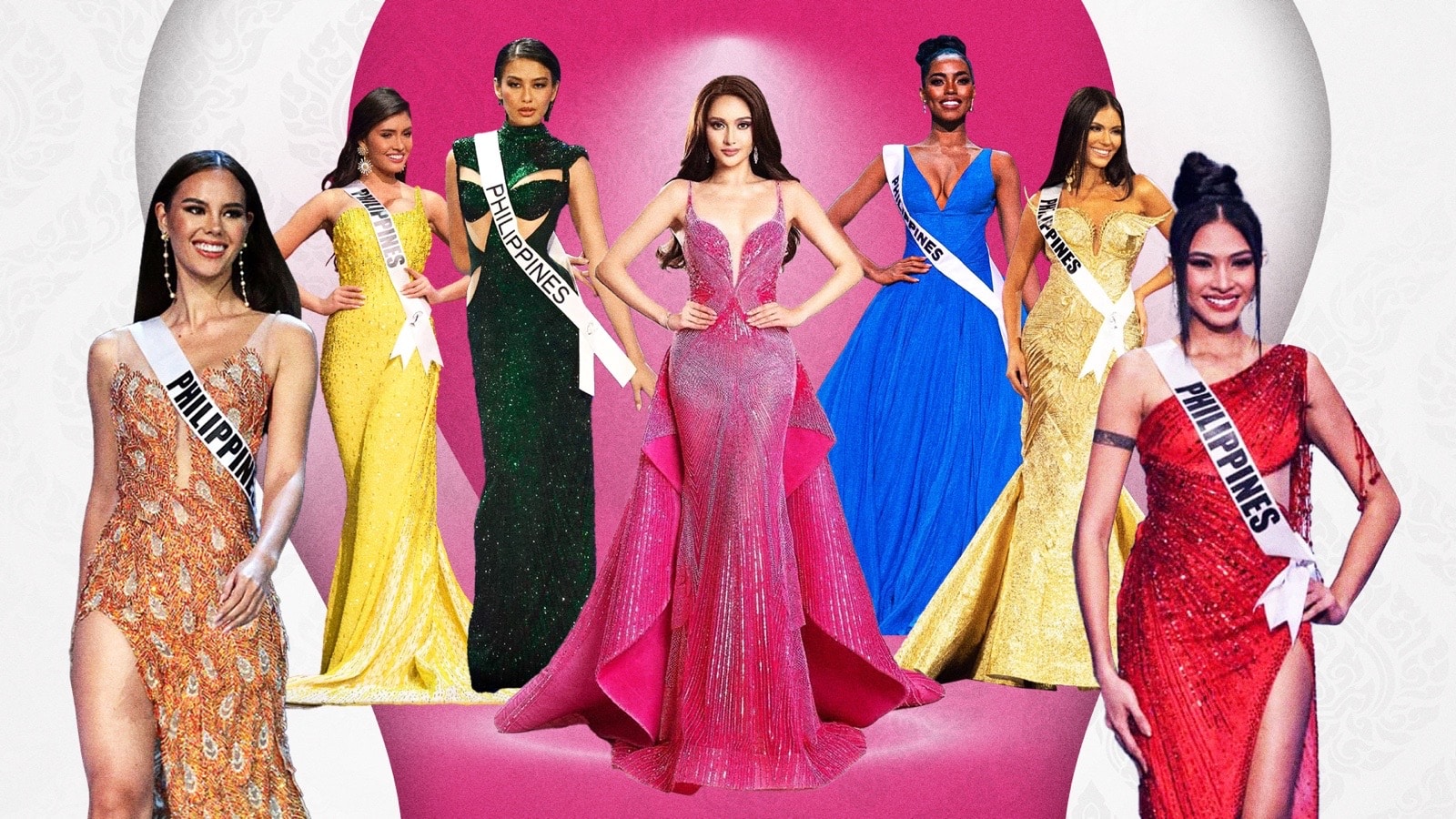 Miss Universe 2025: A look back at Philippines bets’ preliminary gowns
