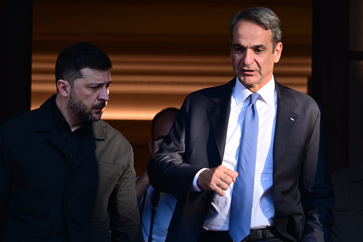 Η σιωπή Ζελένσκι και η δειλία Μητσοτάκη