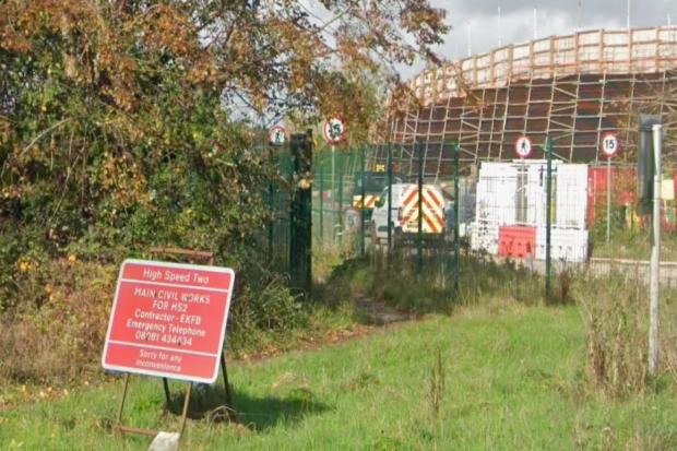 Bucks A-road section permanently closed by HS2 works