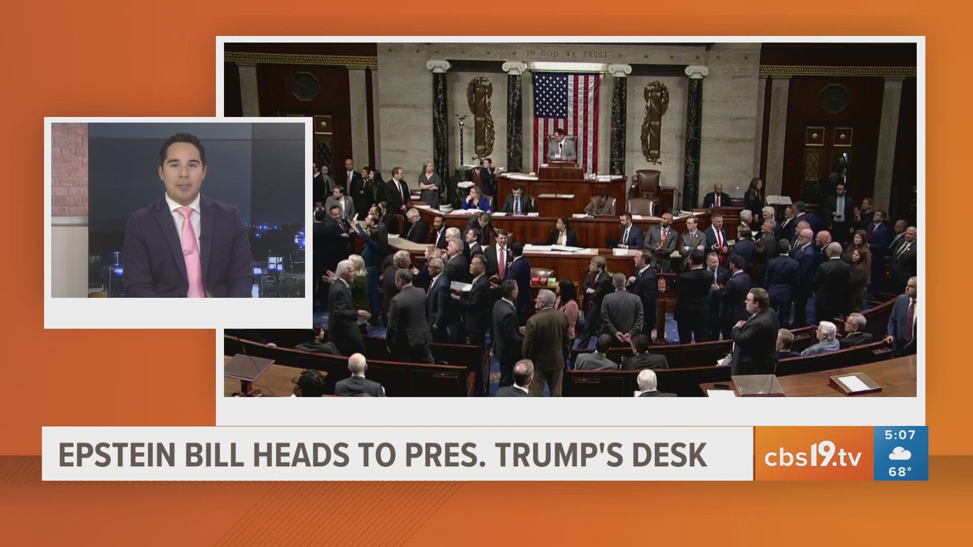 Epstein files bill heads to President Trump's desk
