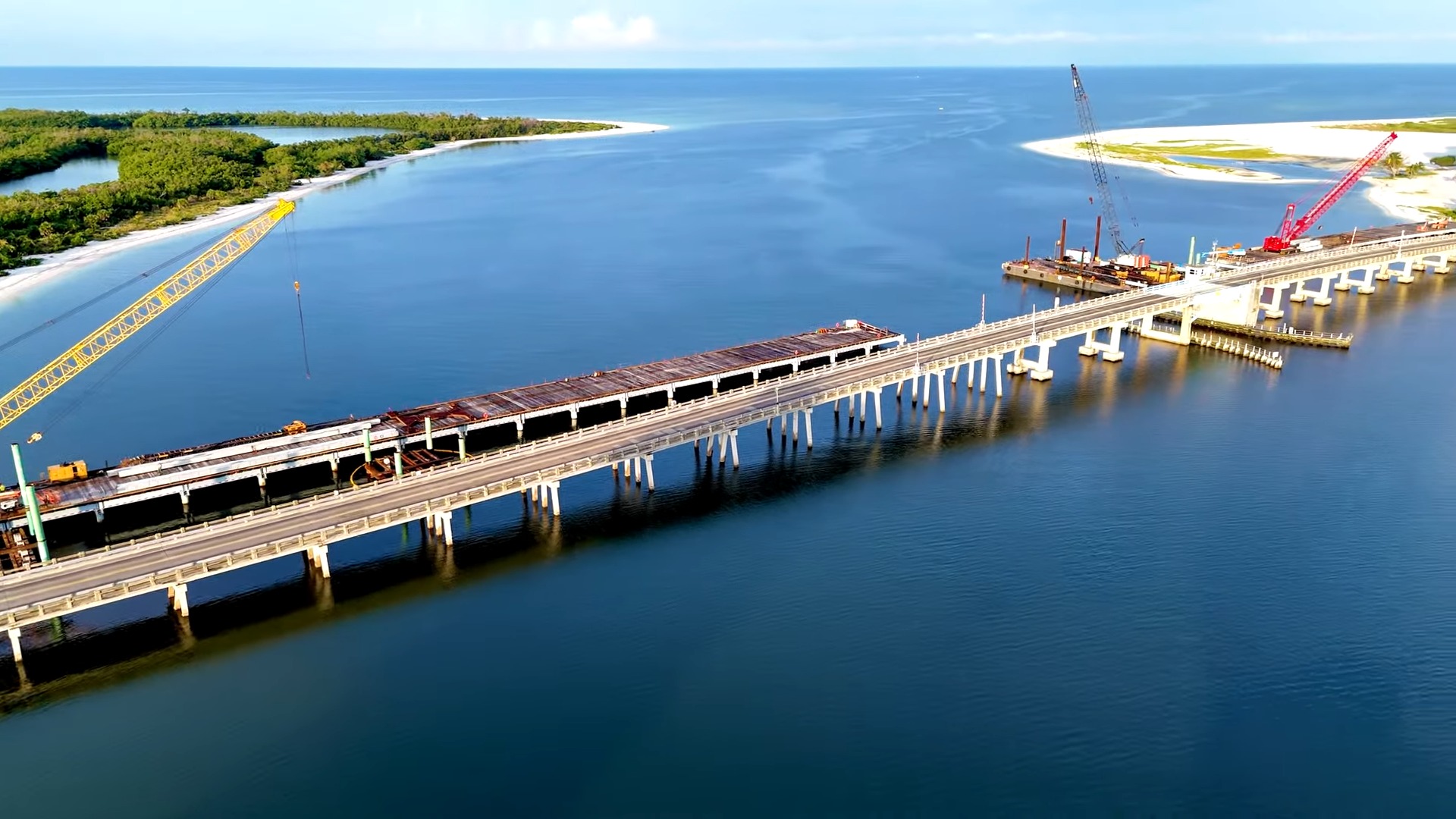 Massive progress on the $90M Big Carlos Bridge project