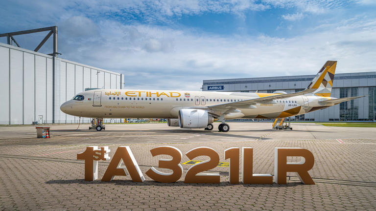 Etihad Airways launches odd new European route on the Airbus A321LR