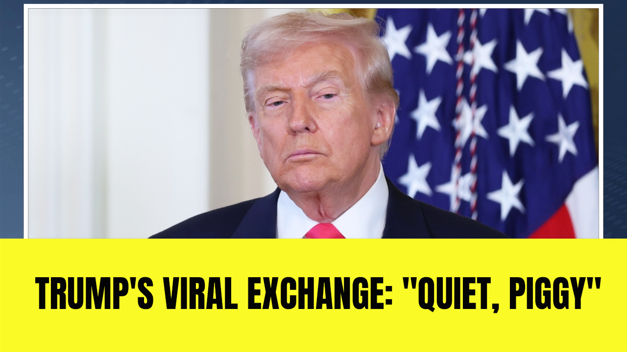 “Quiet, Piggy”: Trump’s Remark To Reporter On Air Force Goes Viral
