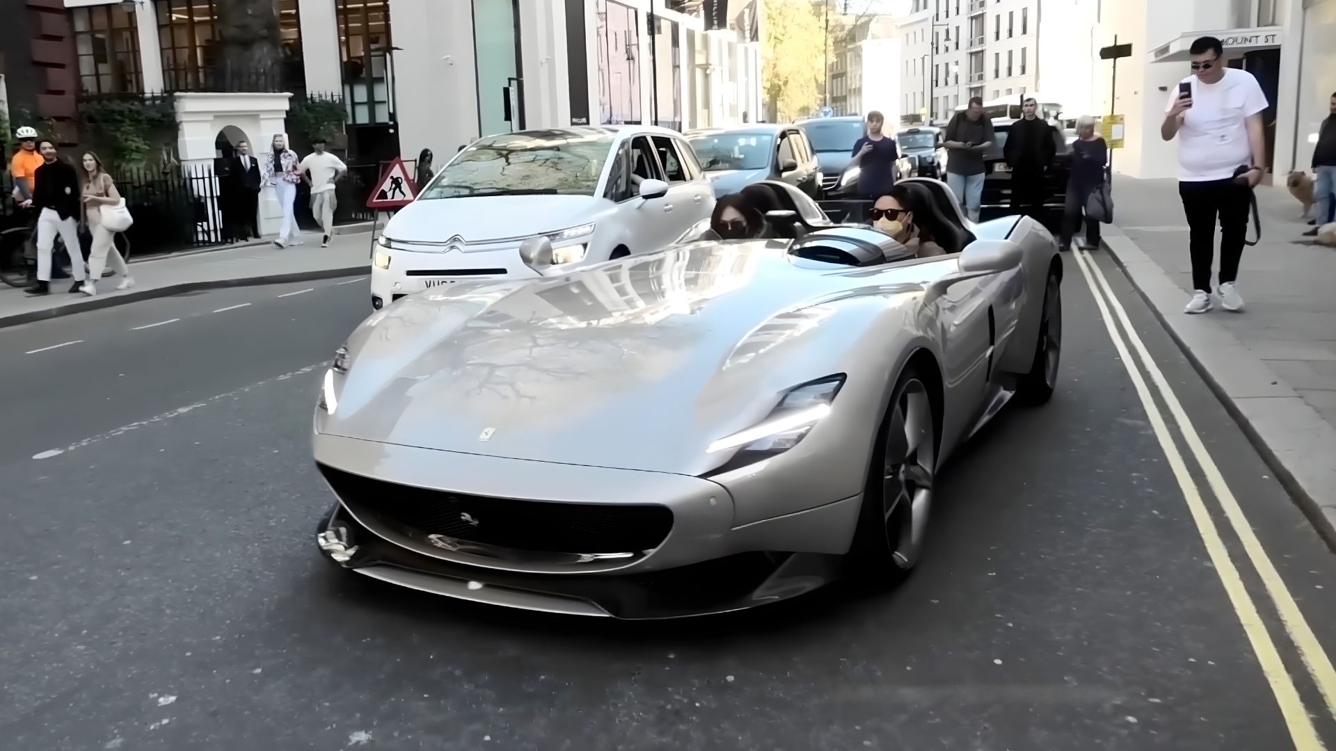 $2 Million Ferrari Monza SP2 Spotted in London
