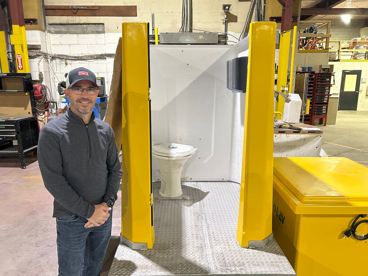 These made-in-Sudbury toilets are installed in underground mines around ...