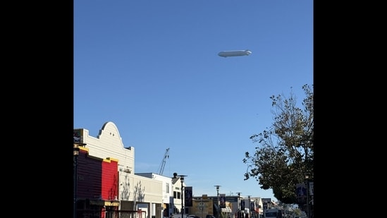'Big baller energy': Google founder's airship creates buzz in San ...