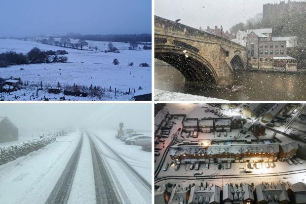 Stunning pictures after snow falls across County Durham with weather ...