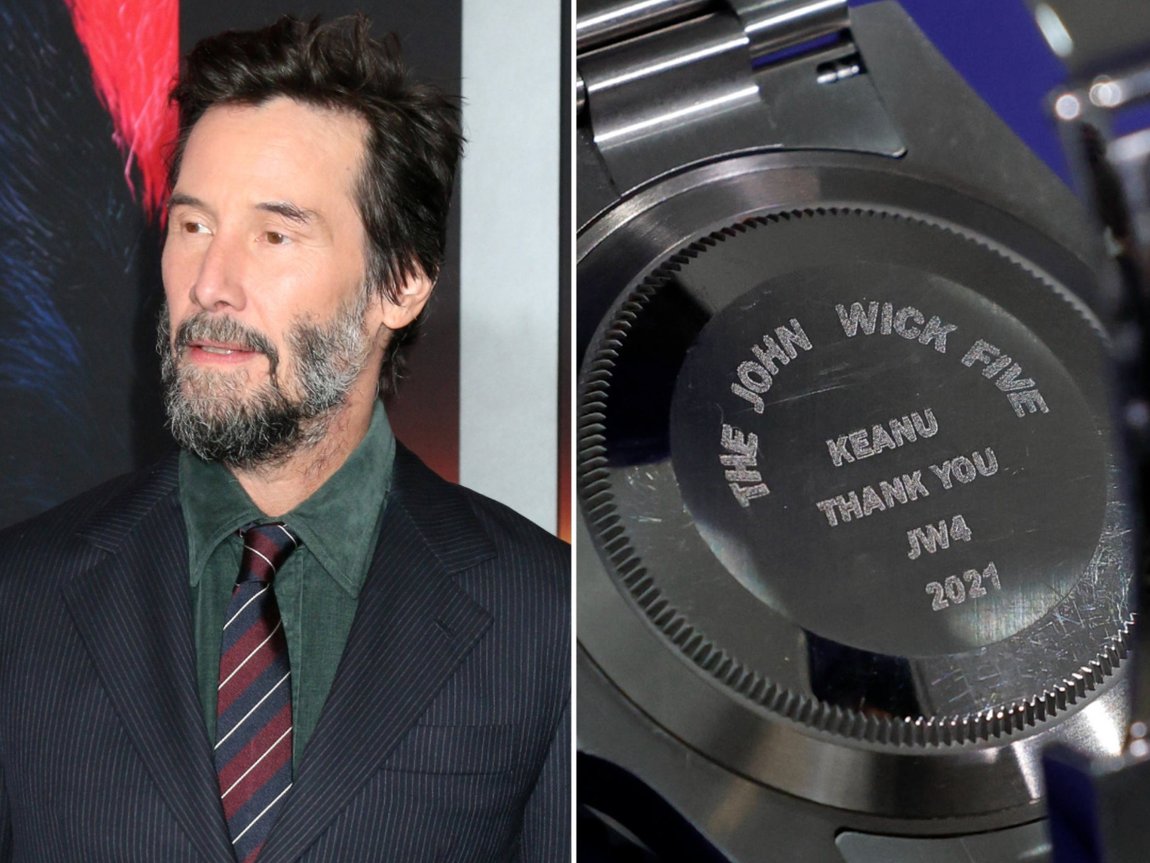 Keanu Reeves gets stolen "John Wick" Rolex back