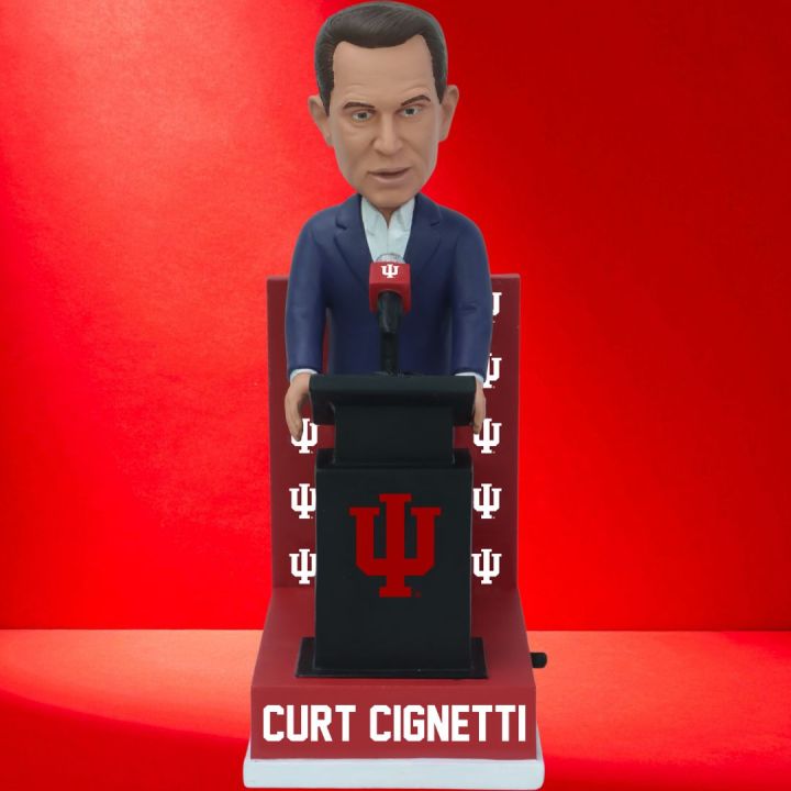 ‘I win. Google me’: Even Curt Cignetti’s bobblehead is a winner