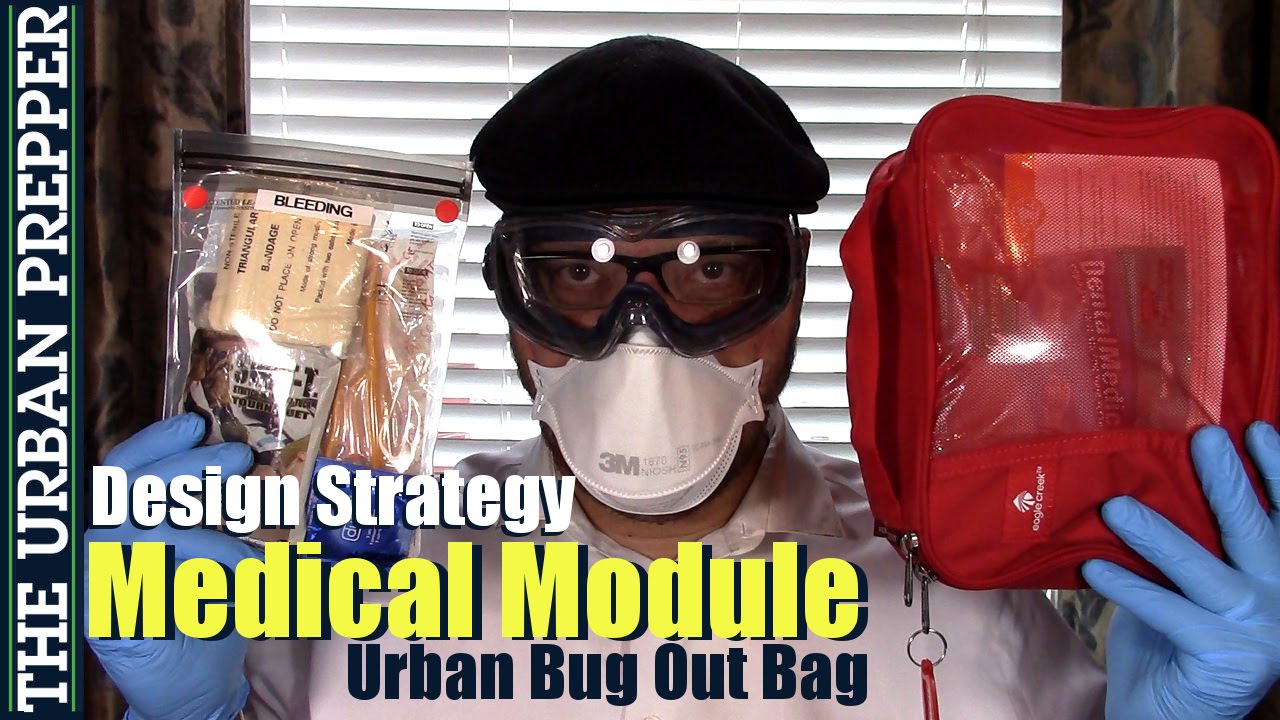 Planning a medical module design for urban bug out bag v3.0