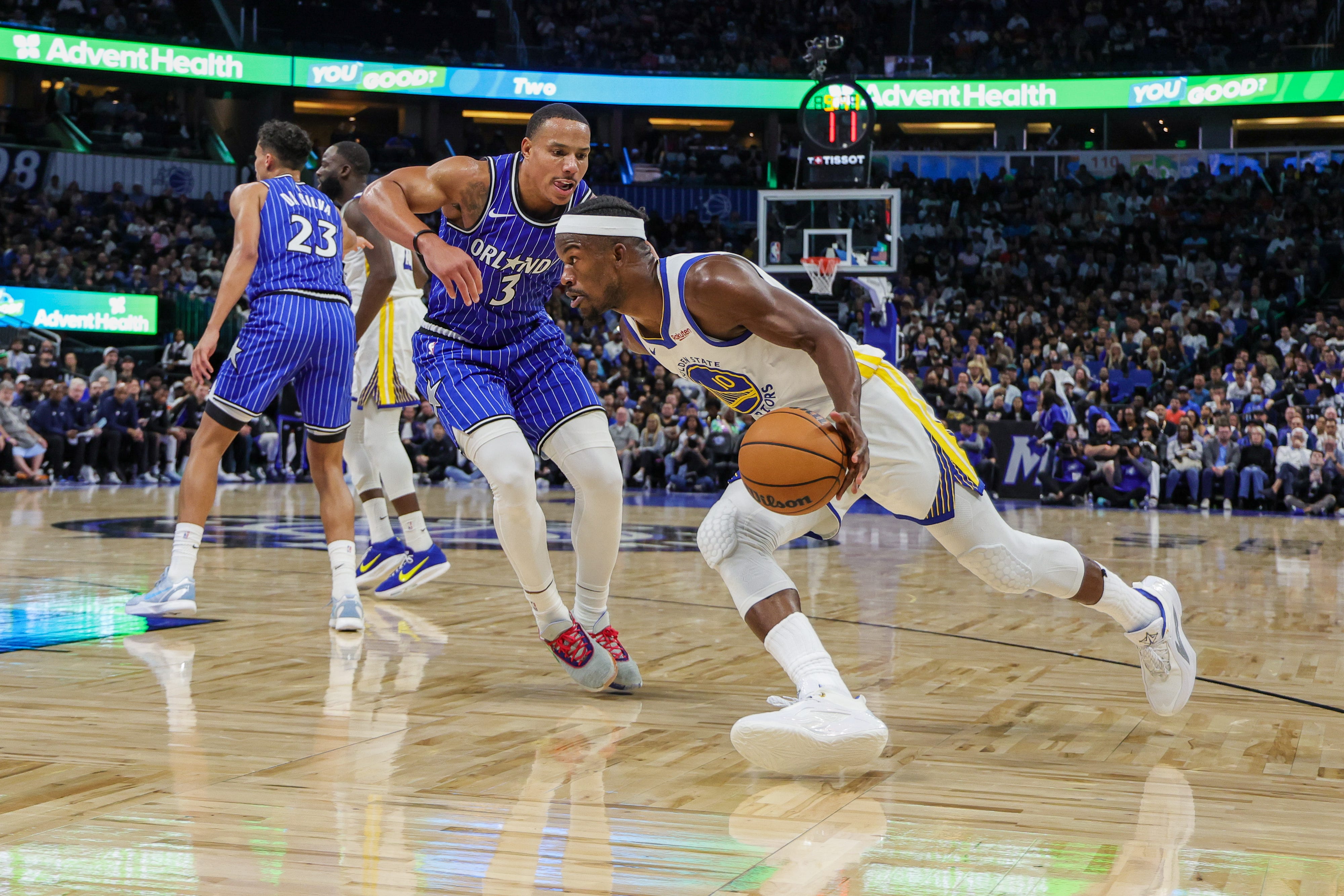 Warriors' 3-game win streak ends in Orlando with 121-113 loss to Magic