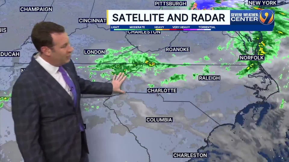 Wednesday morning's forecast with Meteorologist Keith Monday