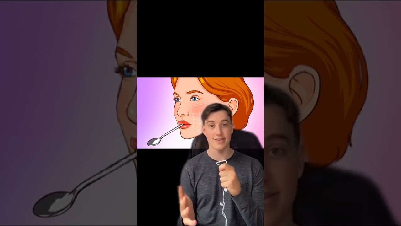 What happens if a spoon is held in the mouth for ten seconds