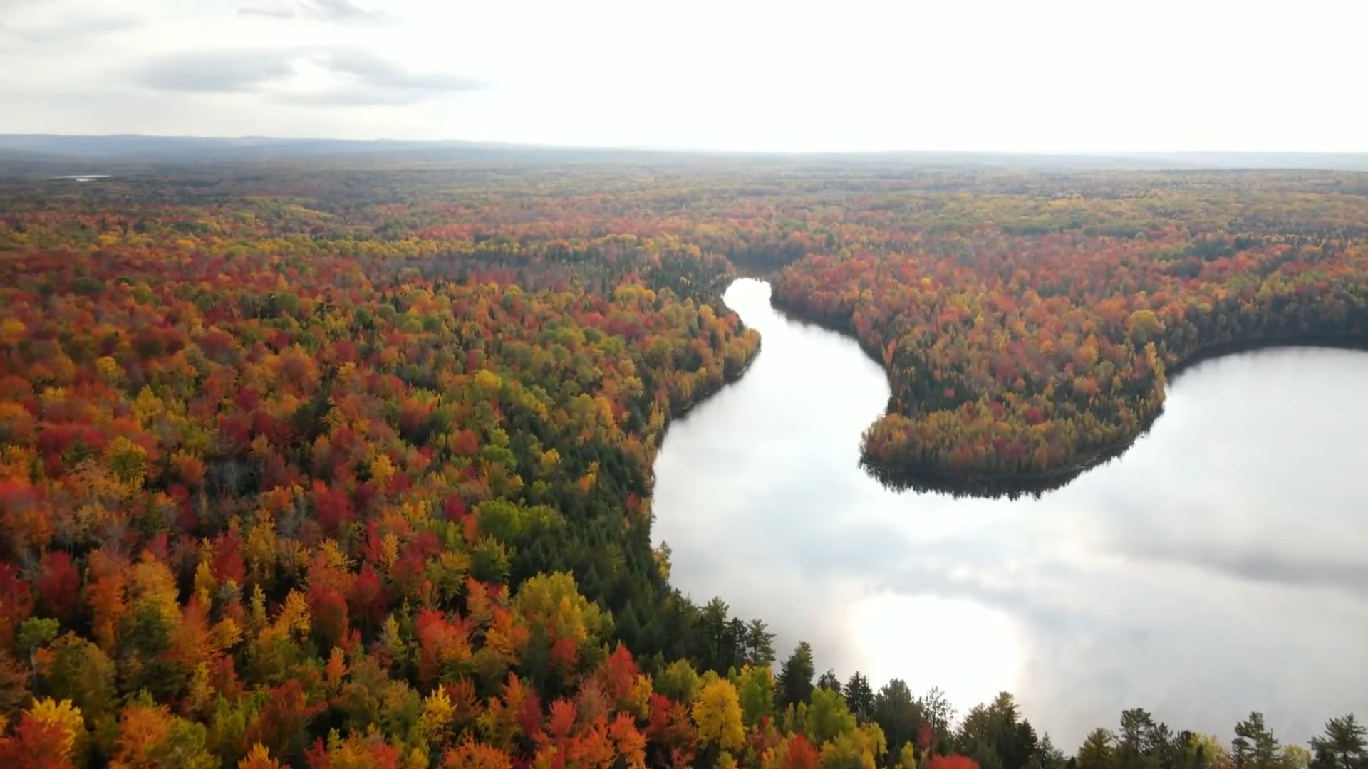 Autumn Colors Captured in Canada by Drone, Part 1