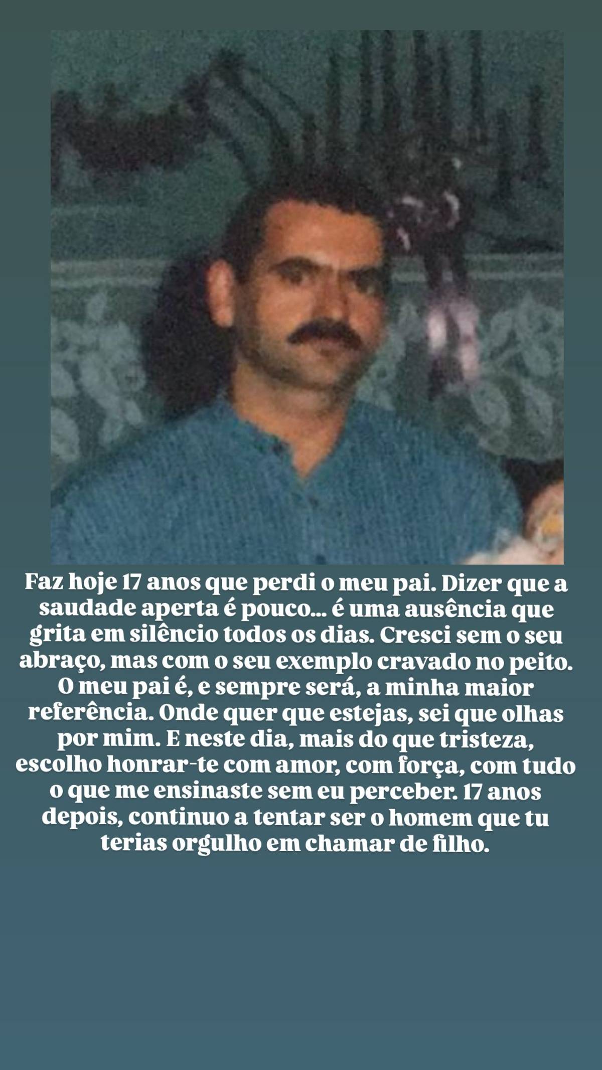 Marco Costa recorda o pai em dia marcante: "É uma ausência que grita em ...