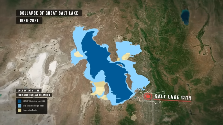 Utah’s Great Salt Lake Faces an Unprecedented Crisis