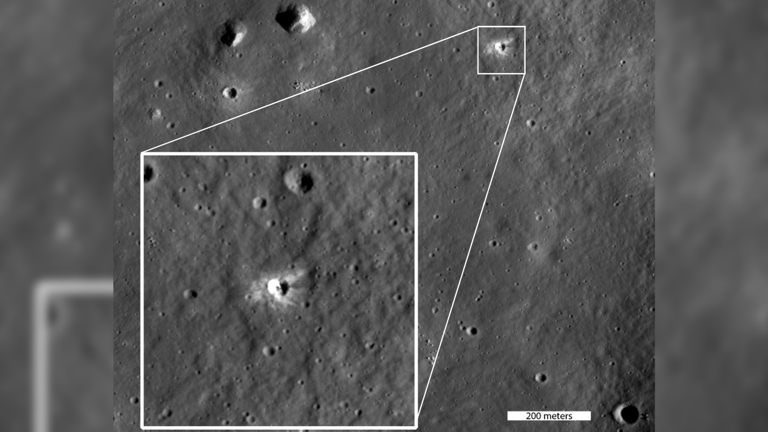 Scientists just discovered a new crater on the moon — they call it a ...