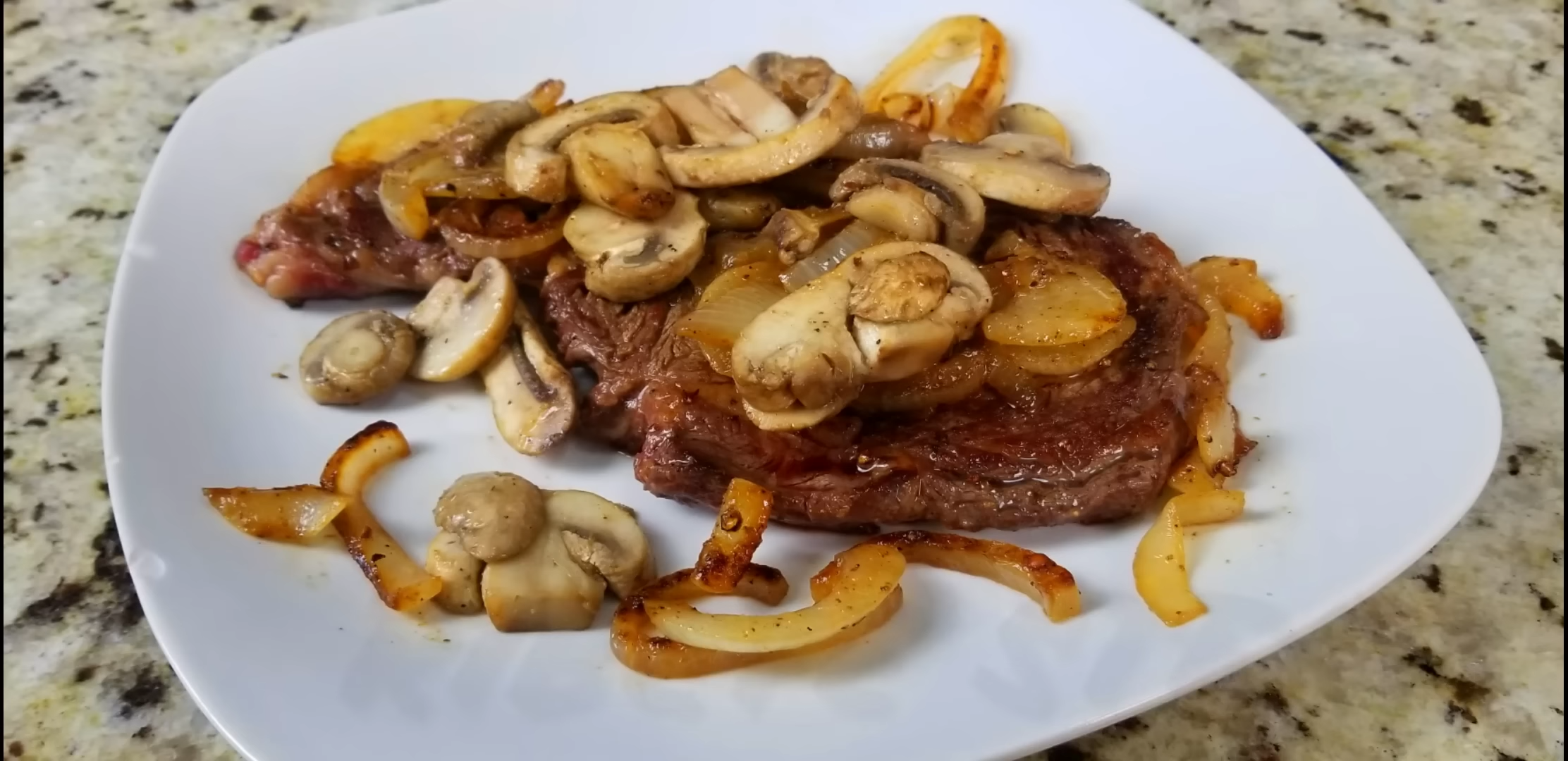 Perfect ribeye steaks on the Blackstone griddle