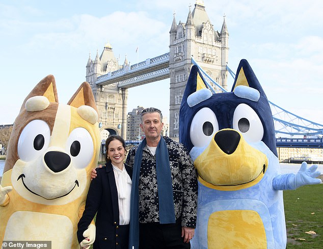 Meet Bluey's REAL parents! Actors who voice cartoon dog's family become ...