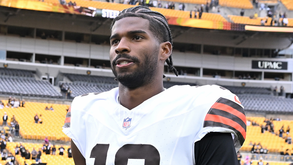 Browns QB Shedeur Sanders’ first interaction with Todd Monken draws ...
