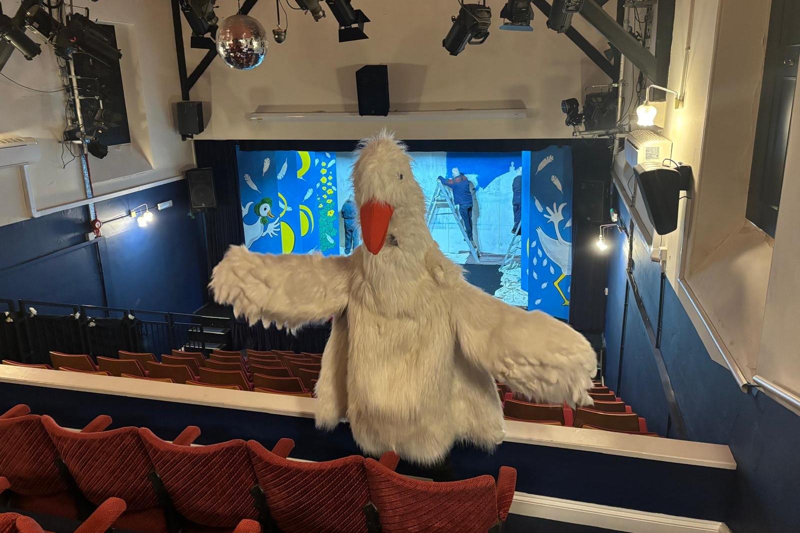 Mother Goose panto flies Into The Playhouse for Christmas