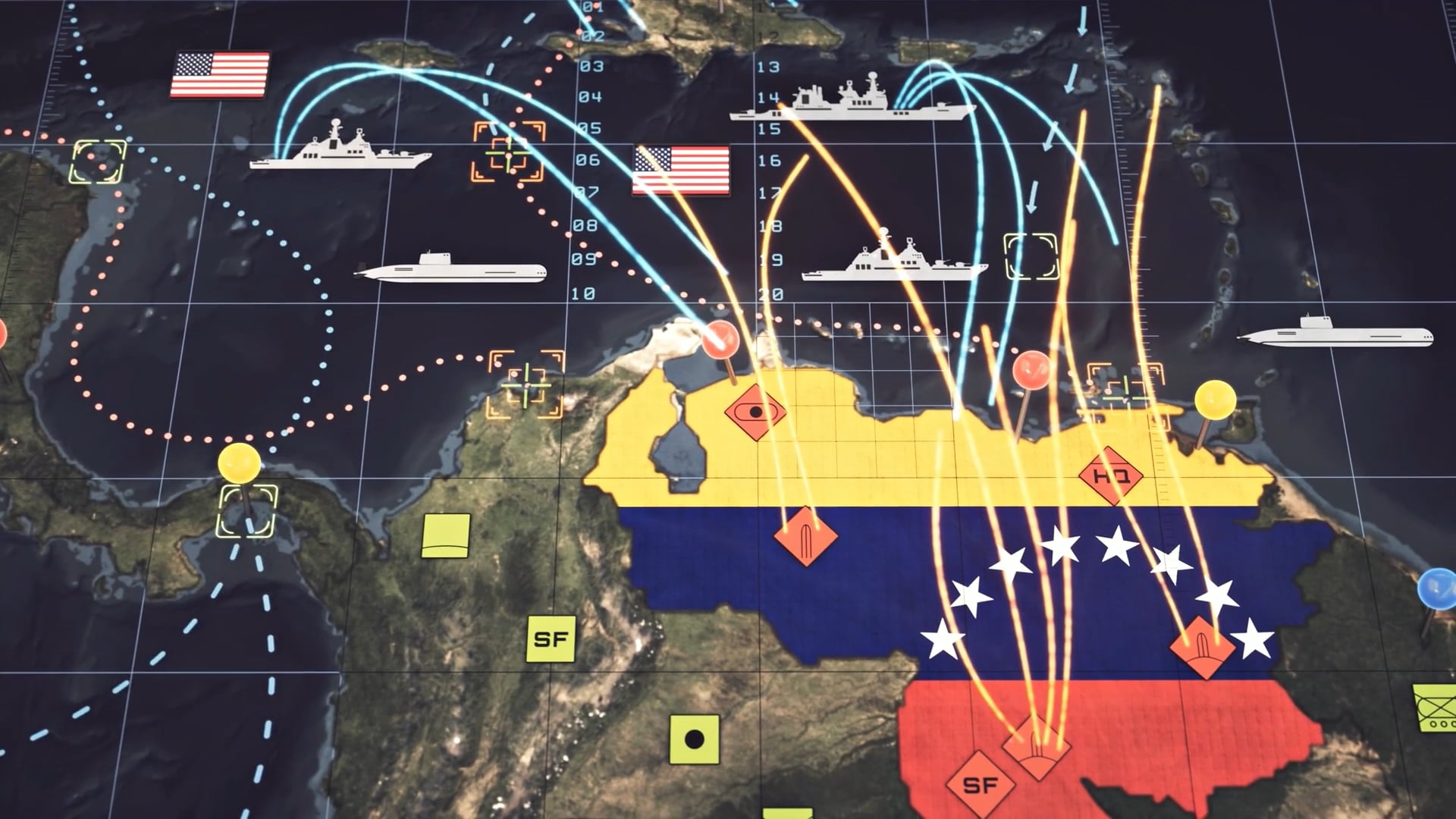 Tension map: World on alert over possible US attack on Venezuela