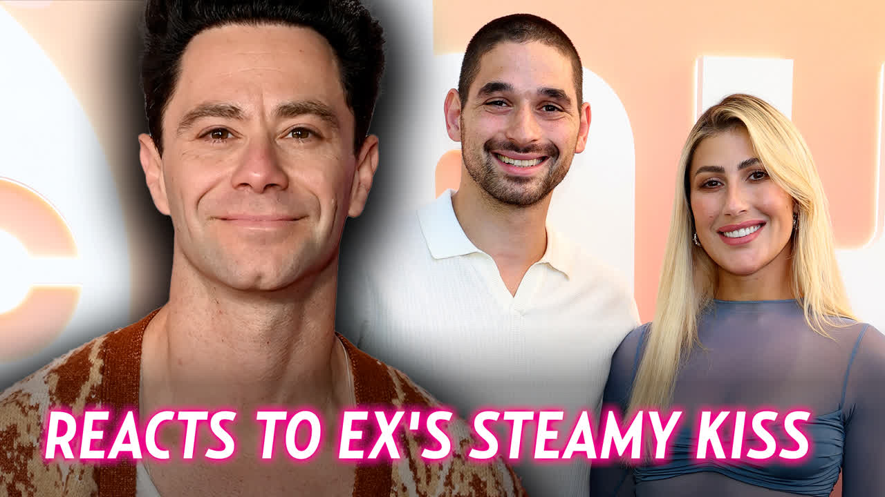 DWTS' Sasha Reacts to Ex Emma Slater's Steamy Kissing Video With Alan ...