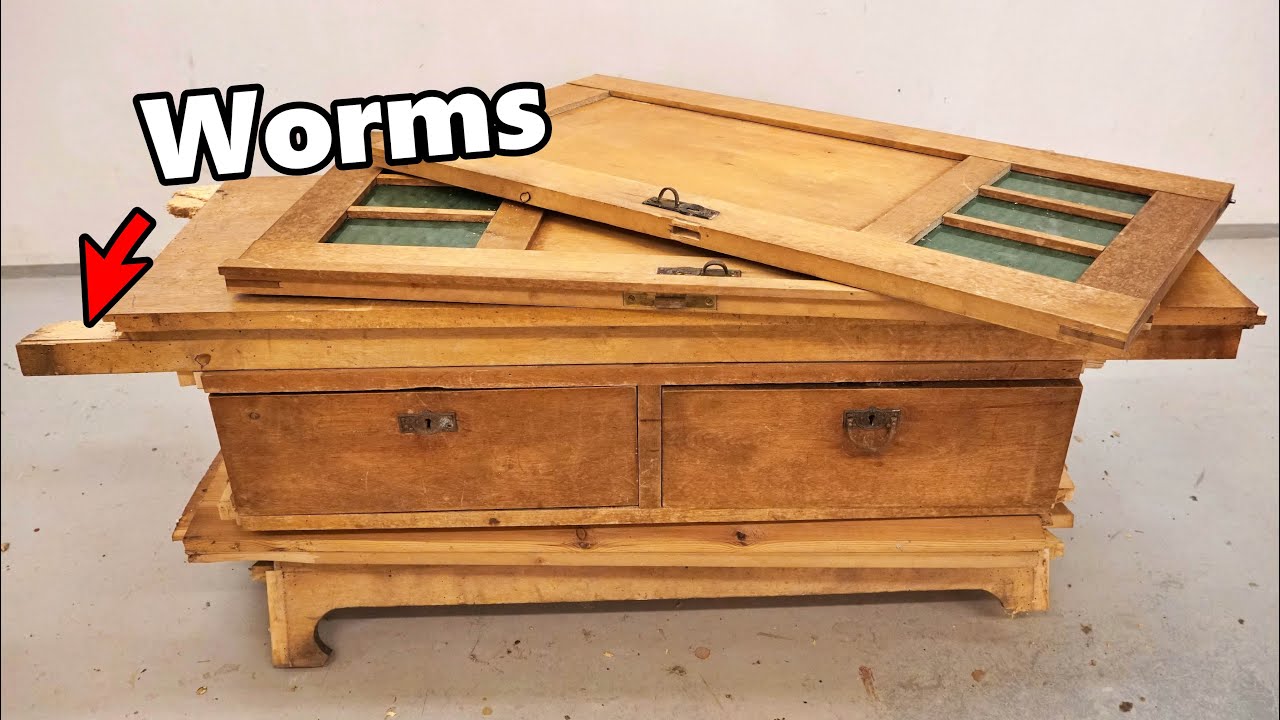 Rebuilding a completely destroyed cabinet