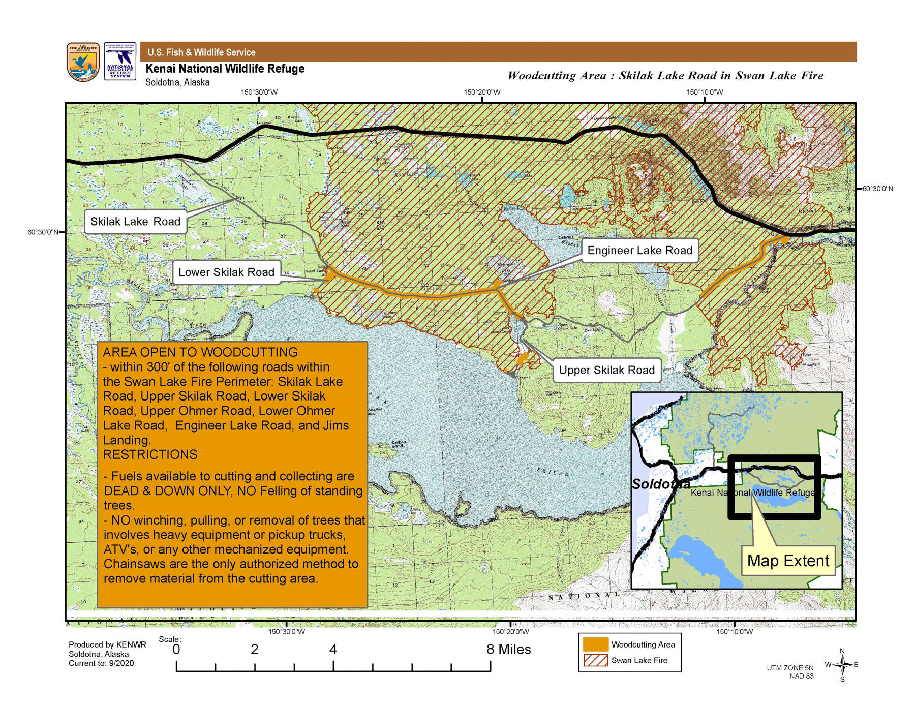 Kenai National Wildlife Refuge to allow permitted firewood collection