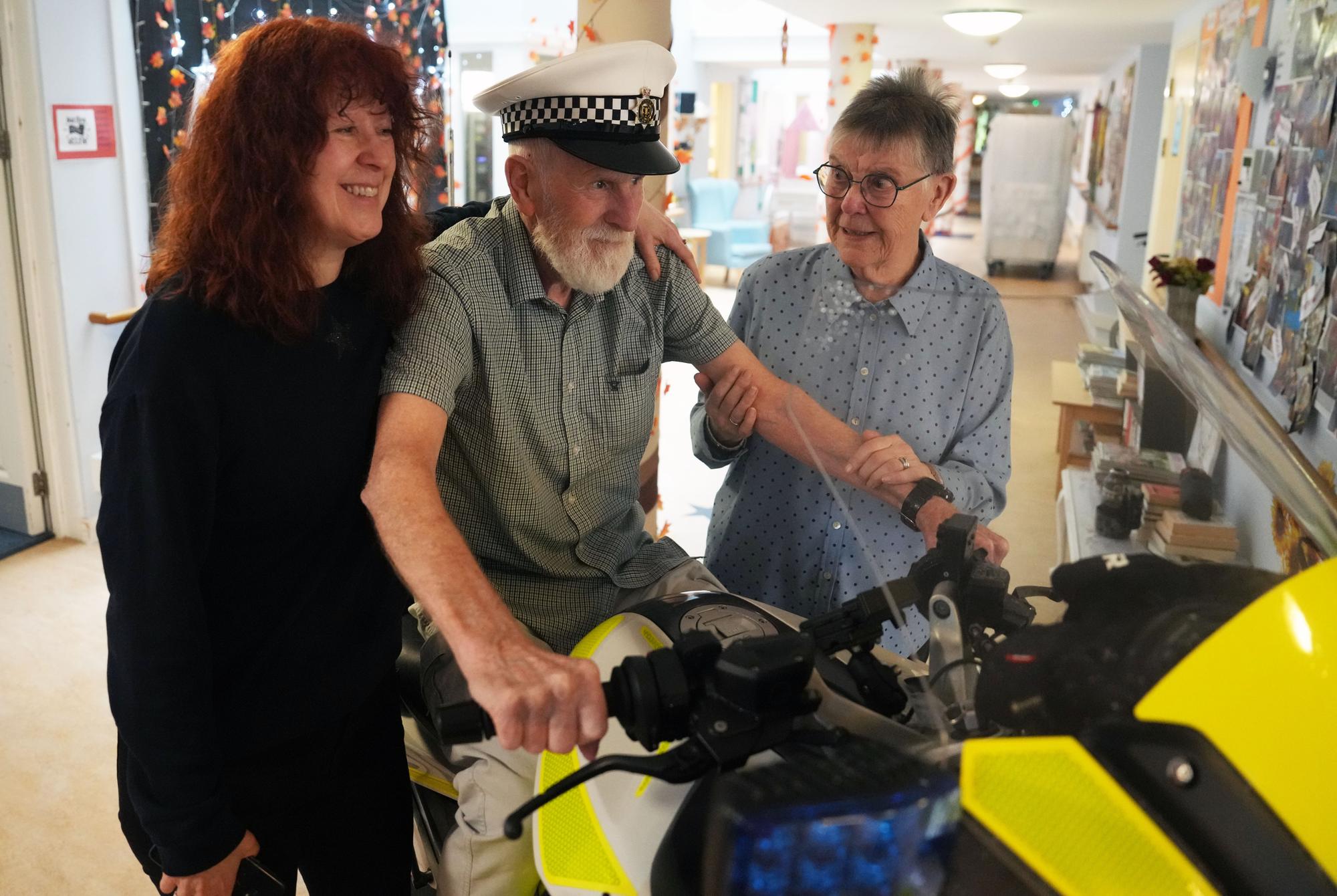 'It was just lovely' - Special motorbike surprise for ex-police ...