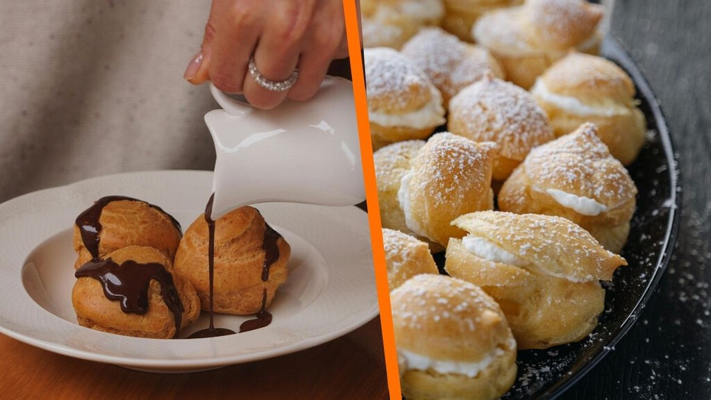 Profiteroles caseros con 4 ingredientes: la receta más fácil de hacer ...