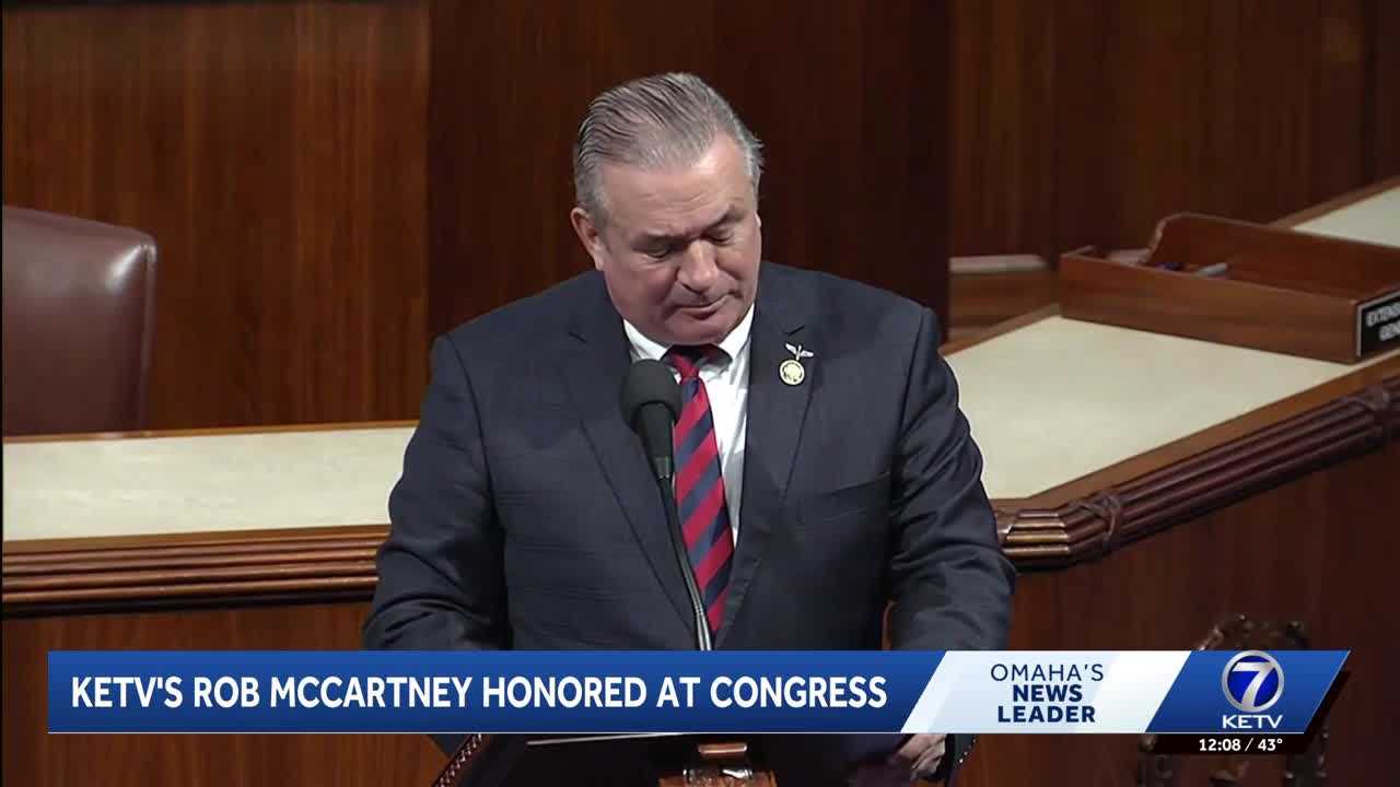 'Walter Cronkite of Omaha': KETV's Rob McCartney honored at Congress by ...