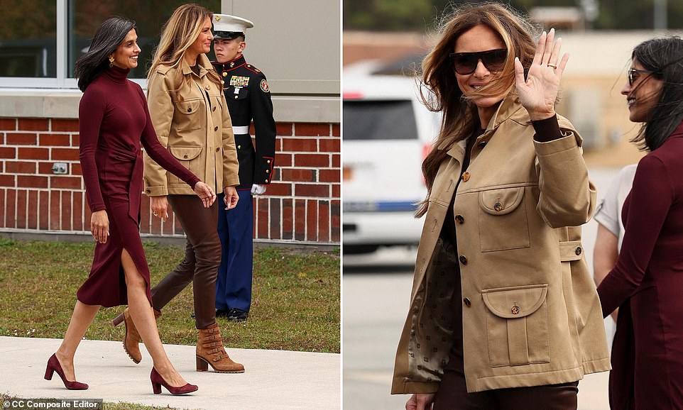 Melania Trump and Usha Vance look effortlessly chic in Fall fashion