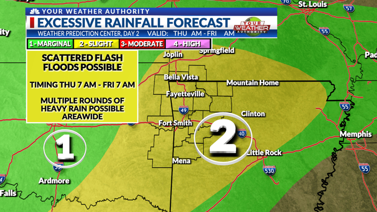 Weather Blog: Heavy rain likely on Thursday with a low-end tornado risk.