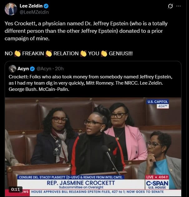 “GENIUS” Texas Rep. Jasmine Crockett Gets Schooled By Zeldin Over ...