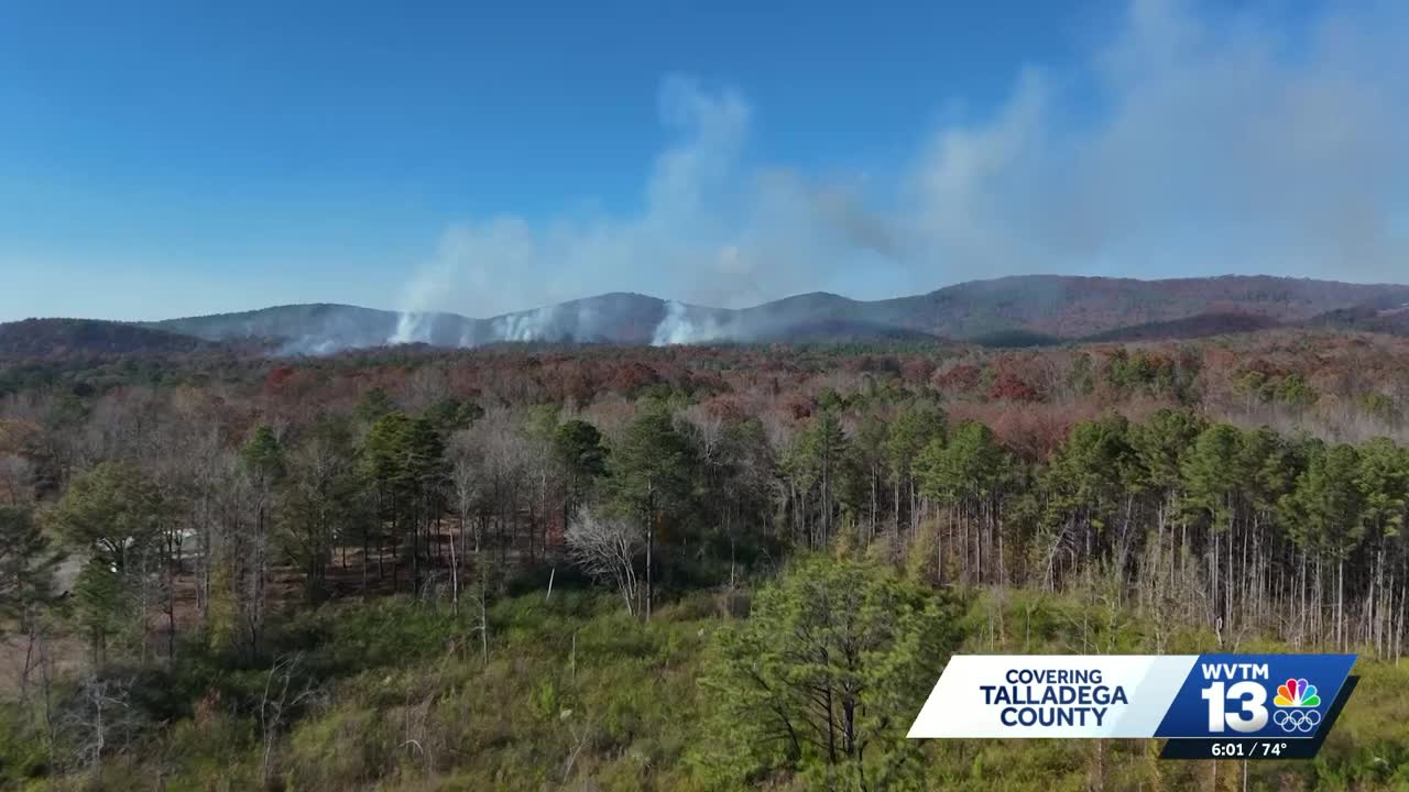 Alabama Forestry Commission has fully contained Talladega County wildfire