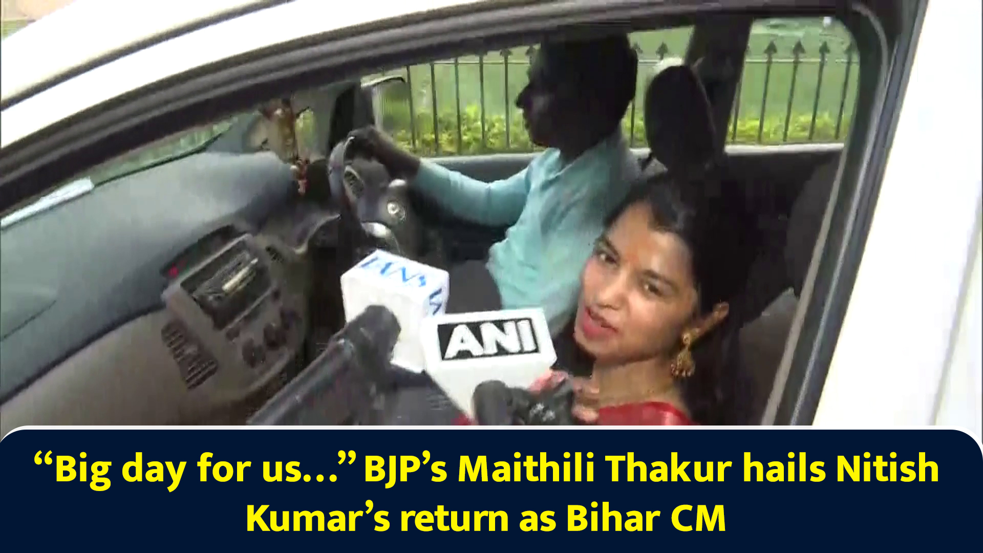 “Big day for us…” BJP’s Maithili Thakur hails Nitish Kumar’s return as ...