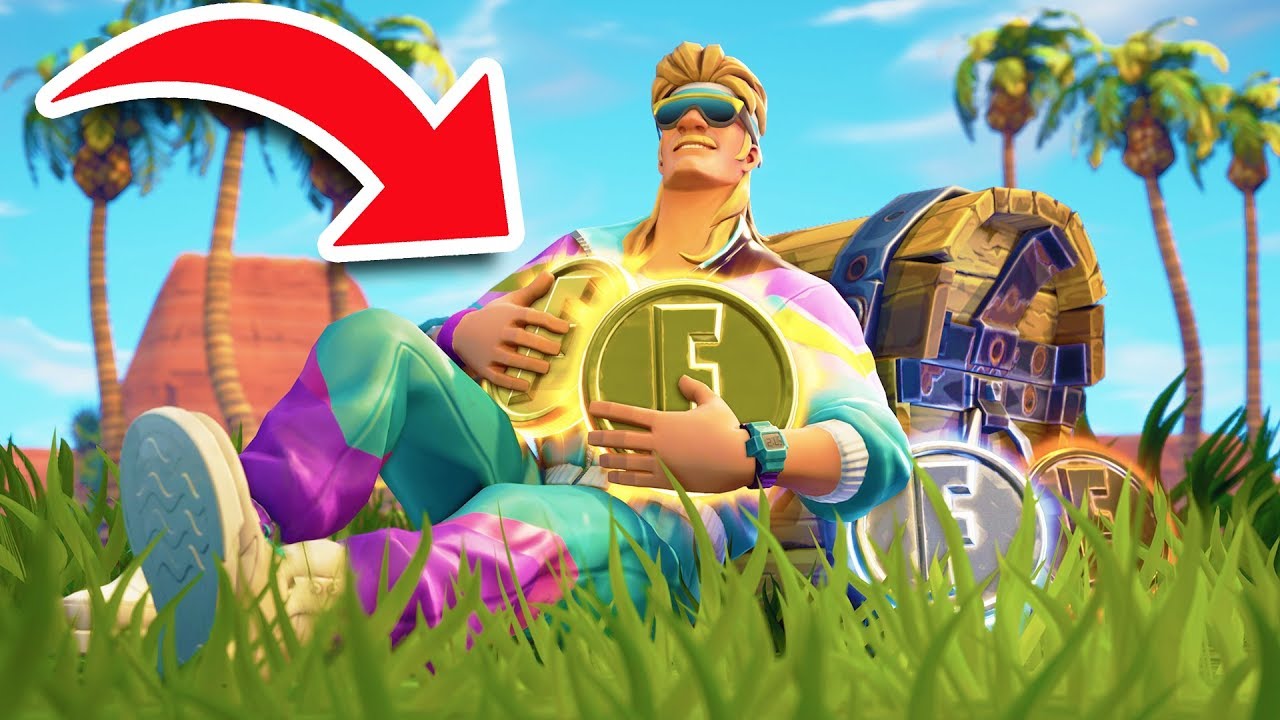 Collecting new legendary coins! My luckiest game ever! | Fortnite ...