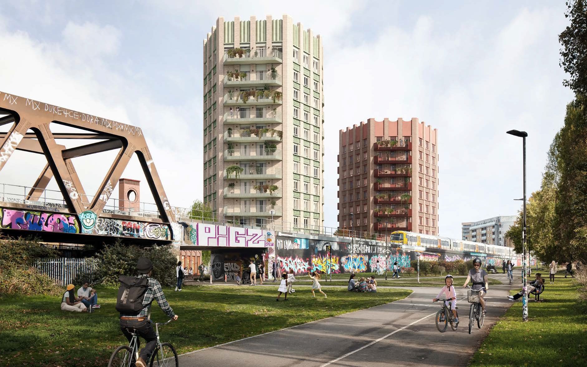 New tower blocks approved in gentrified London area