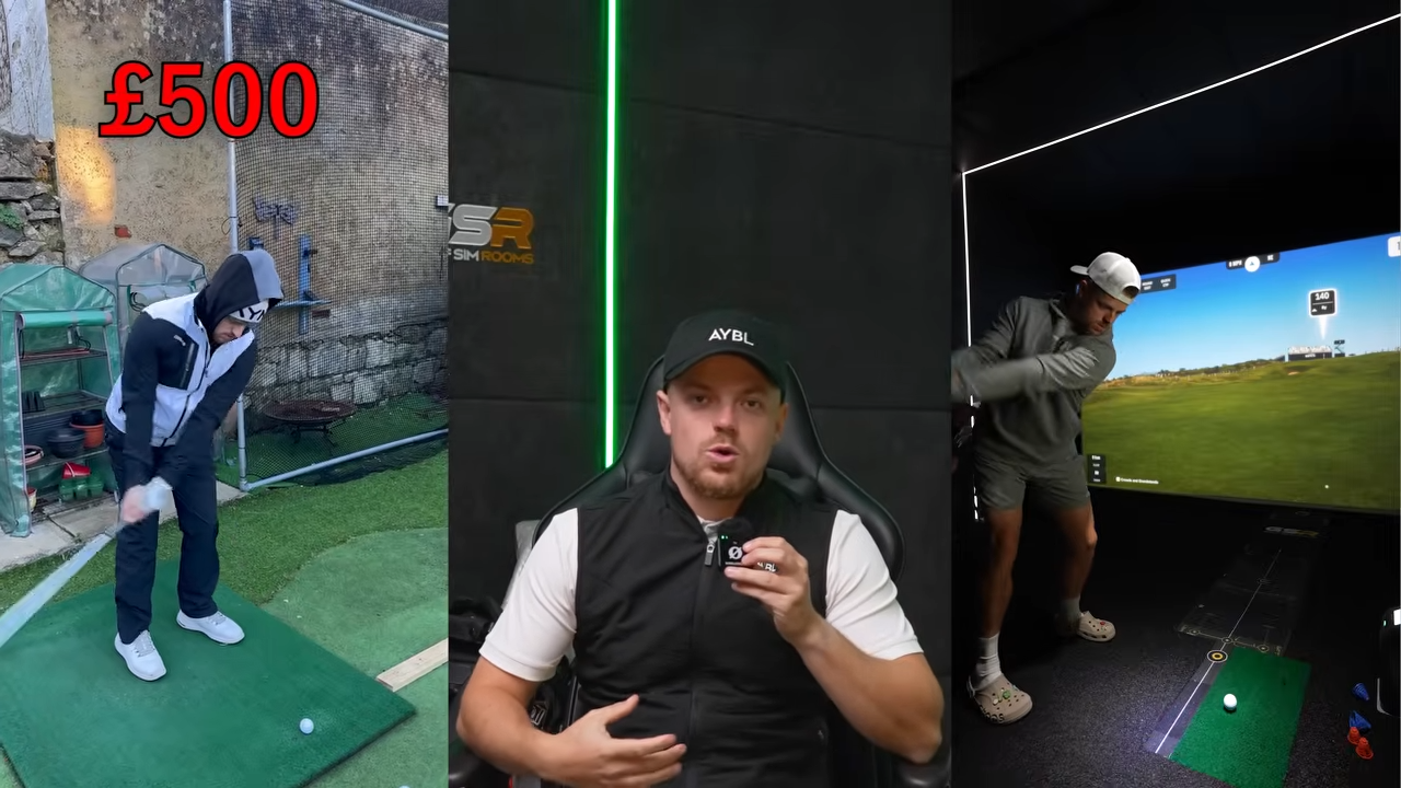 Inside a £500 garage turned into a £50,000 golf paradise