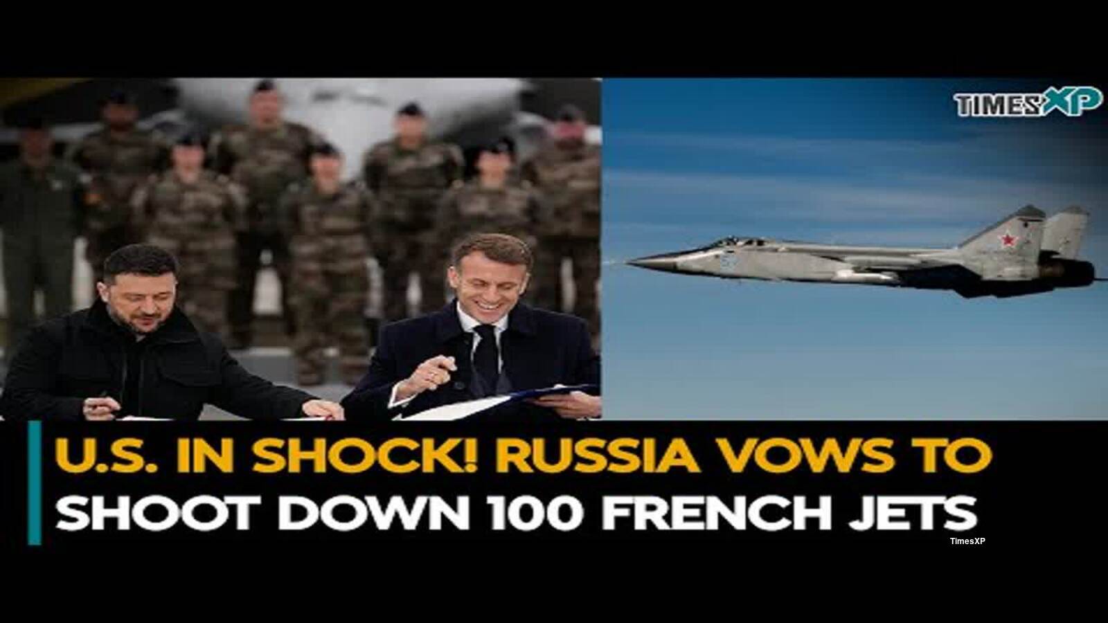 U.S. In Shock! Russia Vows To Shoot Down 100 French Jets