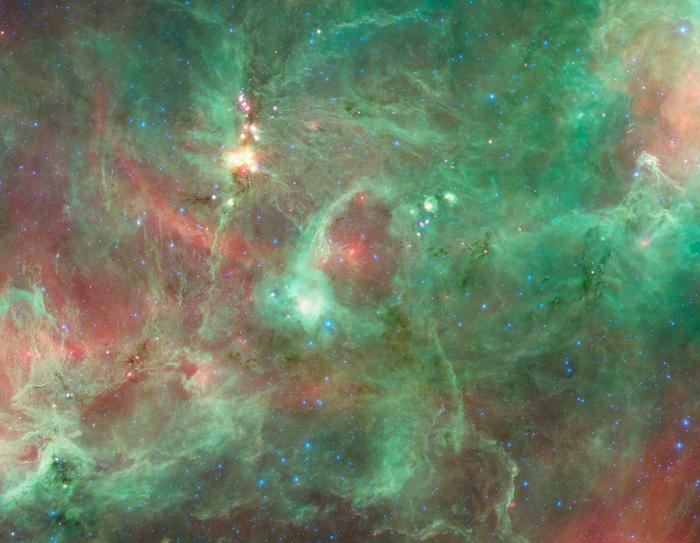 Unraveling the Origin of the 20 Light-Year Gas and Dust Ring