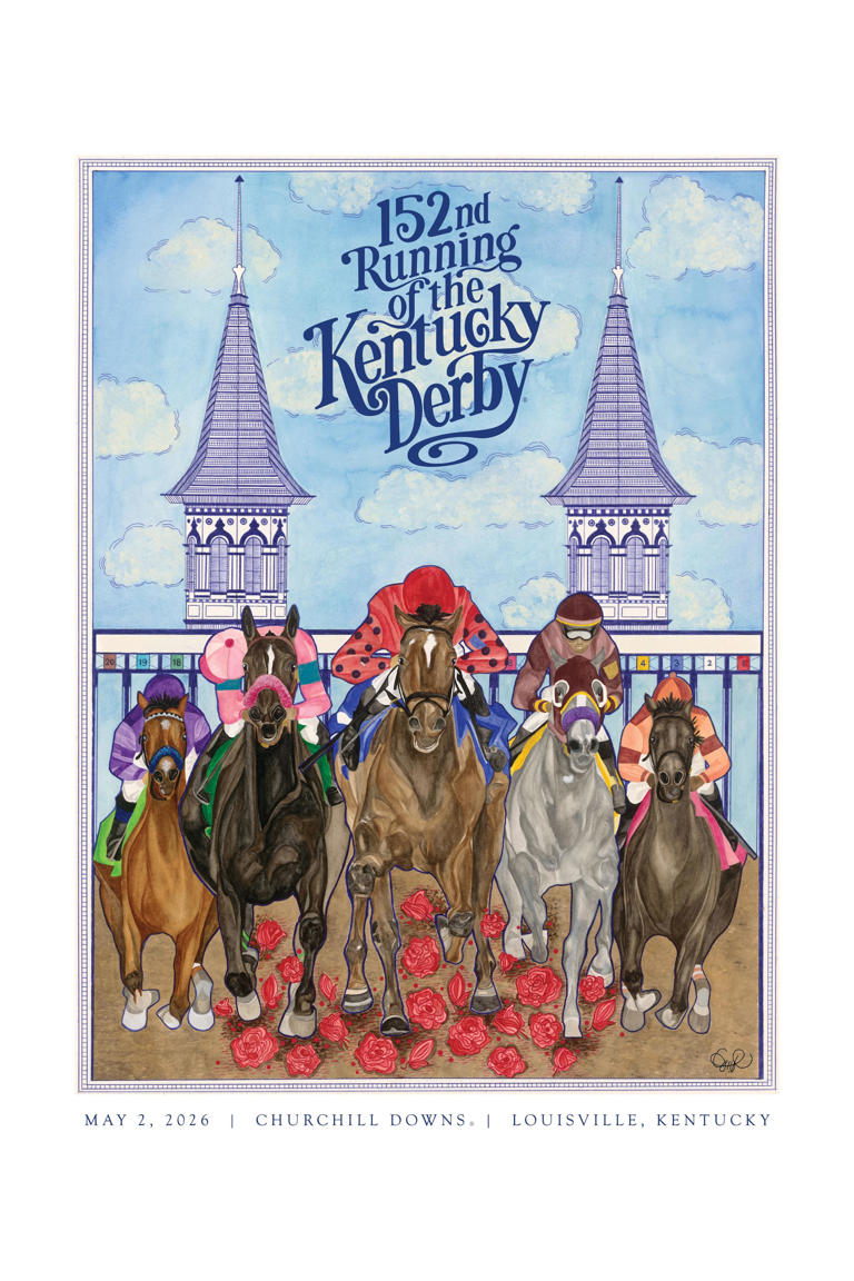 It's here! Your first look at the official 2026 Kentucky Derby mint ...