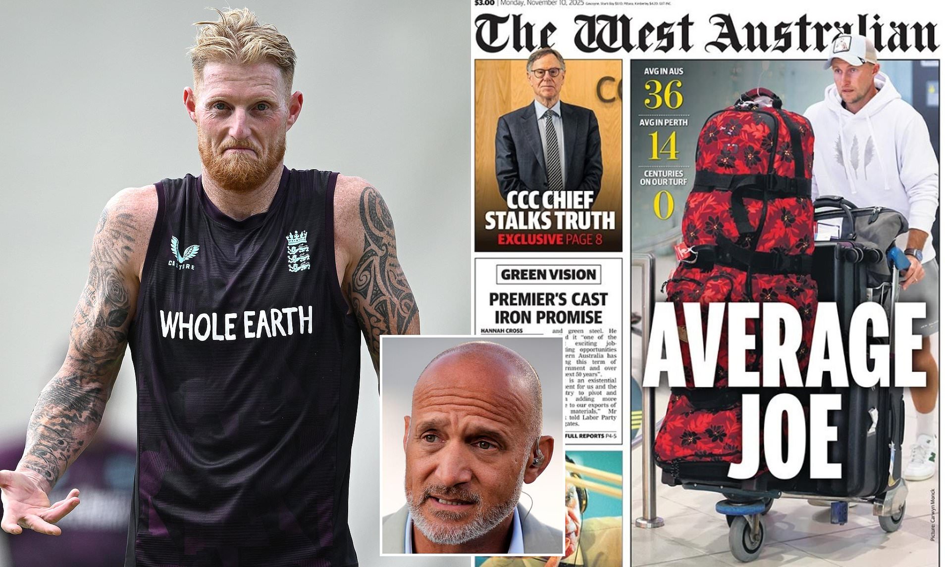 England cricket great his back at Aussie media over 'playground insults ...