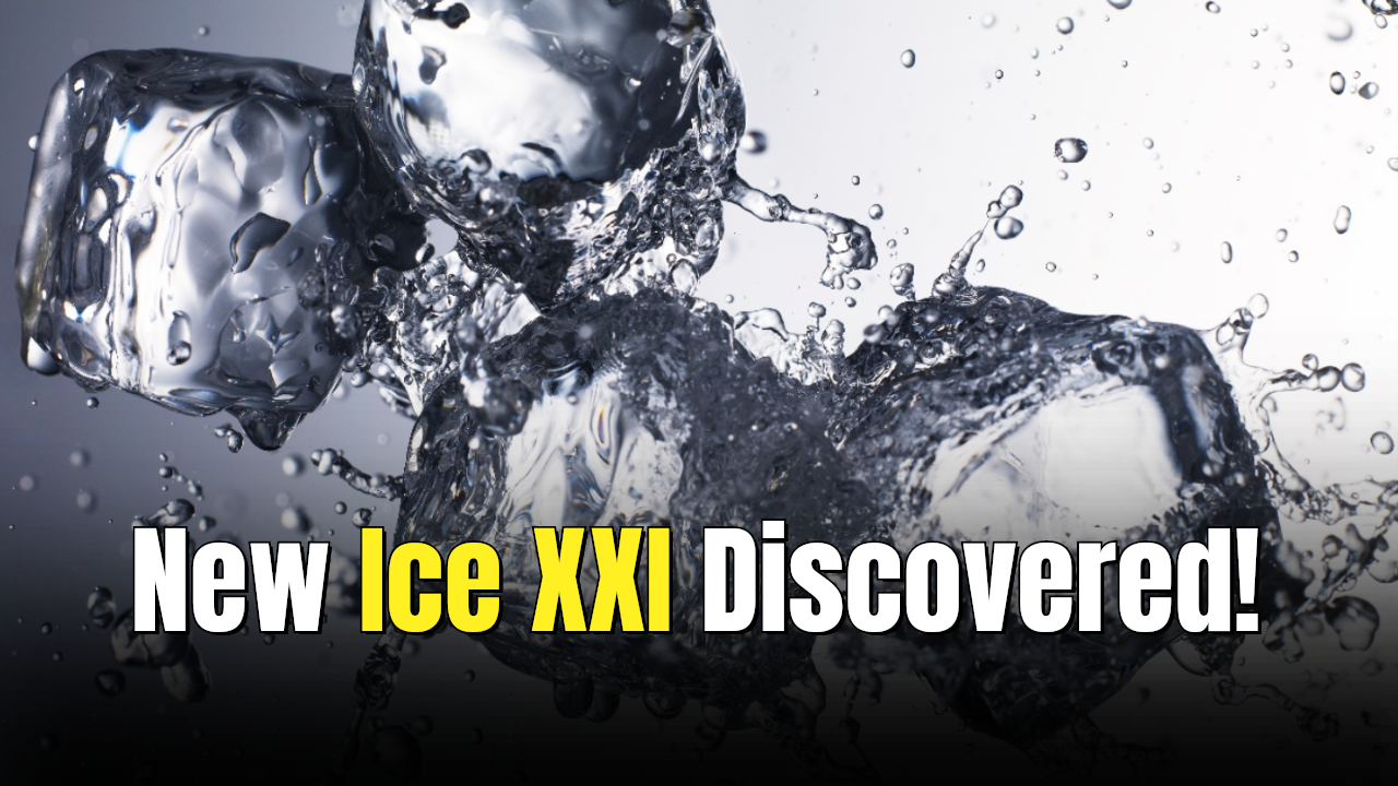 Scientists discover new form of ice that freezes at room temperature