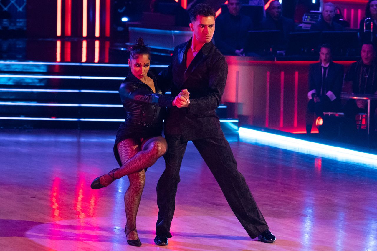 Jordan Chiles Reacts to Getting All 10s on “Dancing with the Stars ...